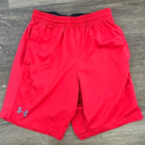 Under Armour | Shorts | Red Under Armour Shorts | Poshmark